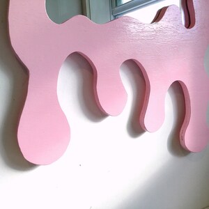 Melting Mirror | Drip Mirror | Dripping Mirror | Wavy Squiggle | Pink ...