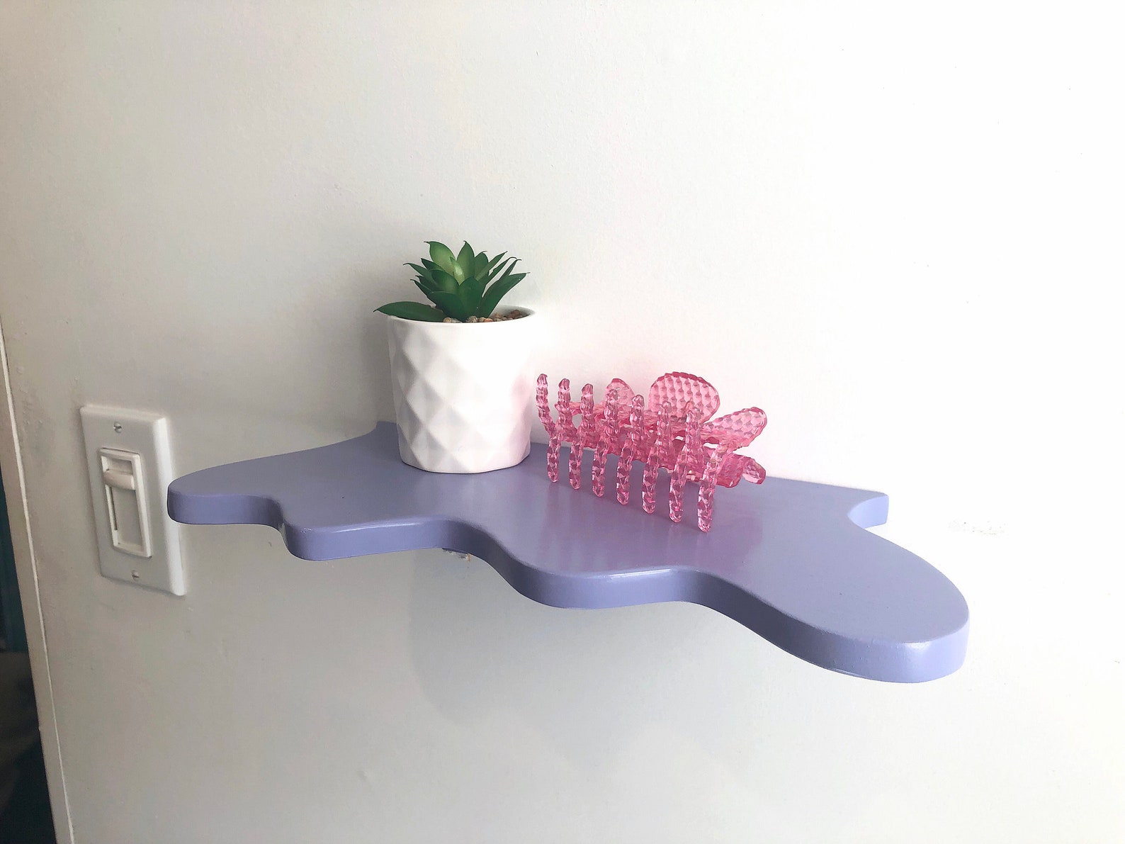 Wavy Shelf Squiggle Shelf Funky Decor Pastel Shelves - Etsy