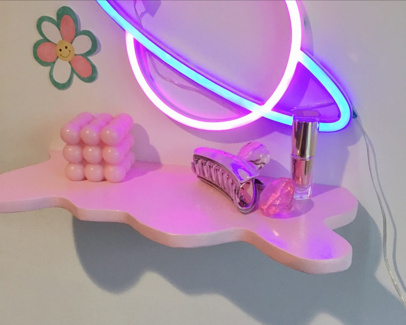 Wavy Shelf Squiggle Shelf Funky Decor Maximalist - Etsy