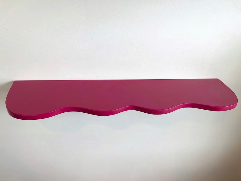 Wavy Shelf Squiggle Shelf Funky Decor Maximalist - Etsy