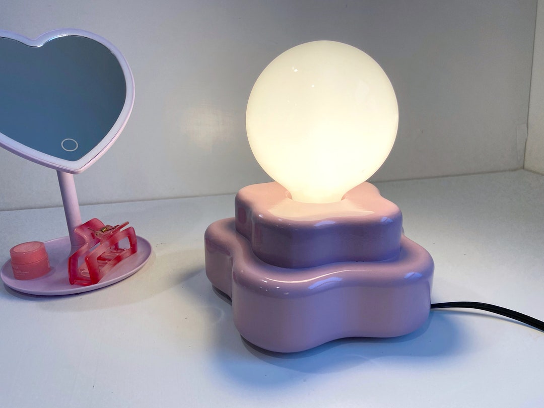 Wavy Lamp | Flower Lamp | Crystal Ball Lamp | Aesthetic Home Decor ...