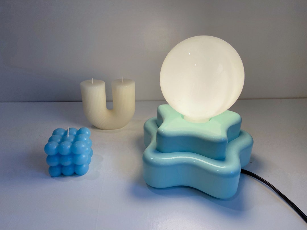 Wavy Lamp | Star Lamp | Crystal Ball Lamp | Aesthetic Home Decor ...