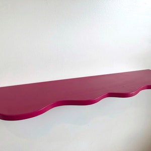 Wavy Shelf | Squiggle Shelf | Funky Decor | Maximalist | Pastel Shelves ...