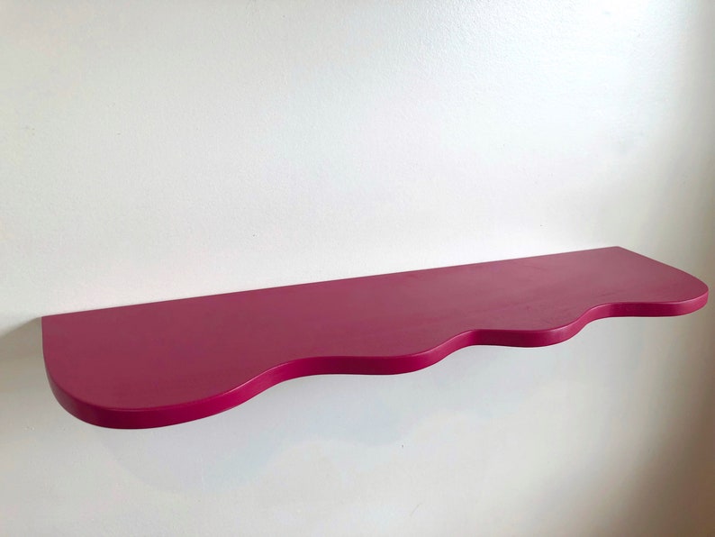 Wavy Shelf Squiggle Shelf Funky Decor Maximalist - Etsy