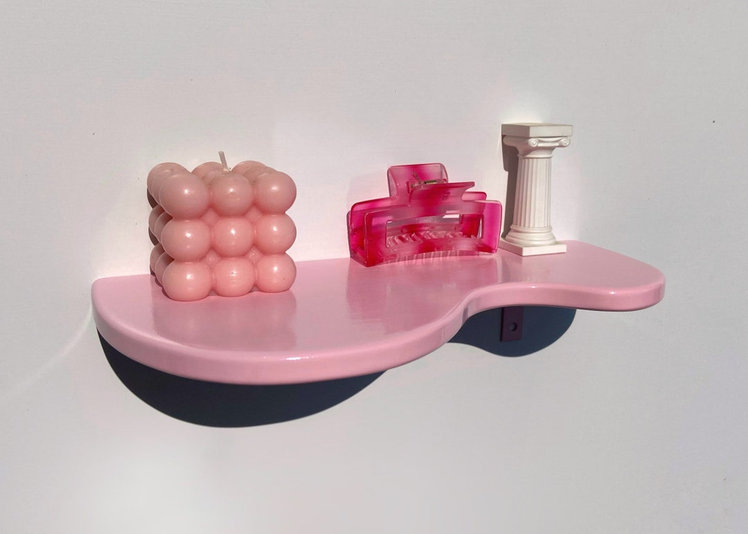 Wavy Shelf | Squiggle Shelf | Funky Decor | Book Shelf | Wall Shelf ...
