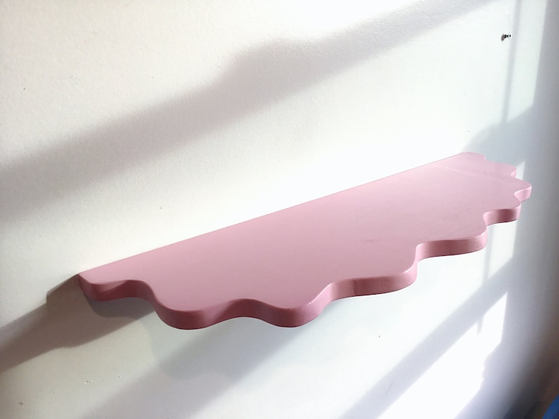 Wavy Shelf Squiggle Shelf Funky Decor Maximalist Pastel - Etsy