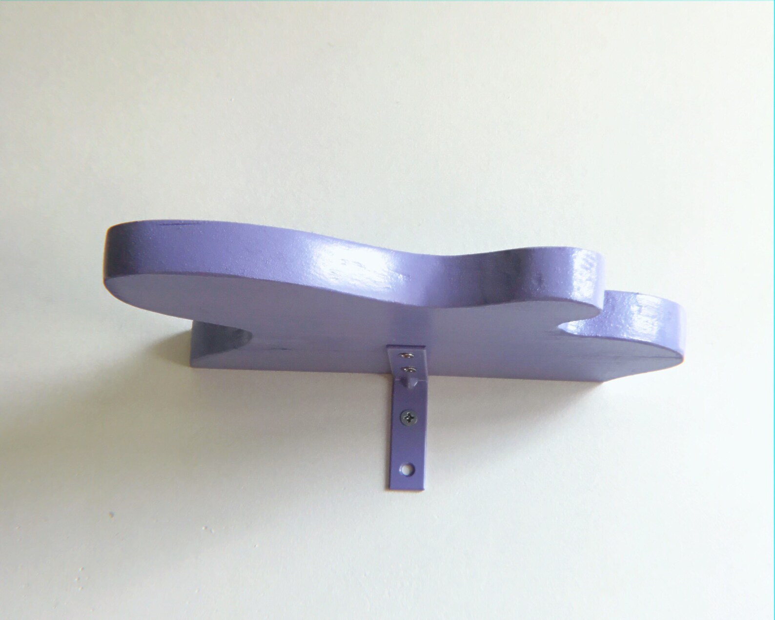 Squiggle Shelf Wavy Shelf Purple Funky Decor Pastel - Etsy