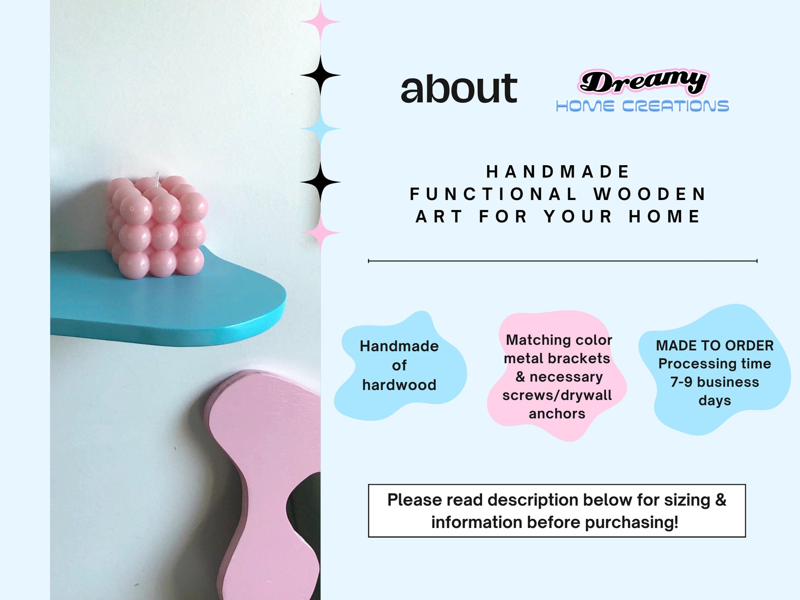 Wavy Shelf Cloud Shelf Squiggle Shelf Funky Decor - Etsy