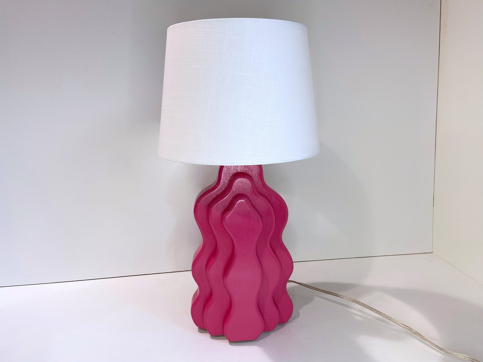 Wavy Table Lamp | Aesthetic Home Decor | Table Lamp | Maximalist ...