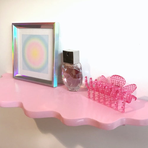 Wavy Shelf Squiggle Shelf Funky Decor Maximalist Pastel - Etsy
