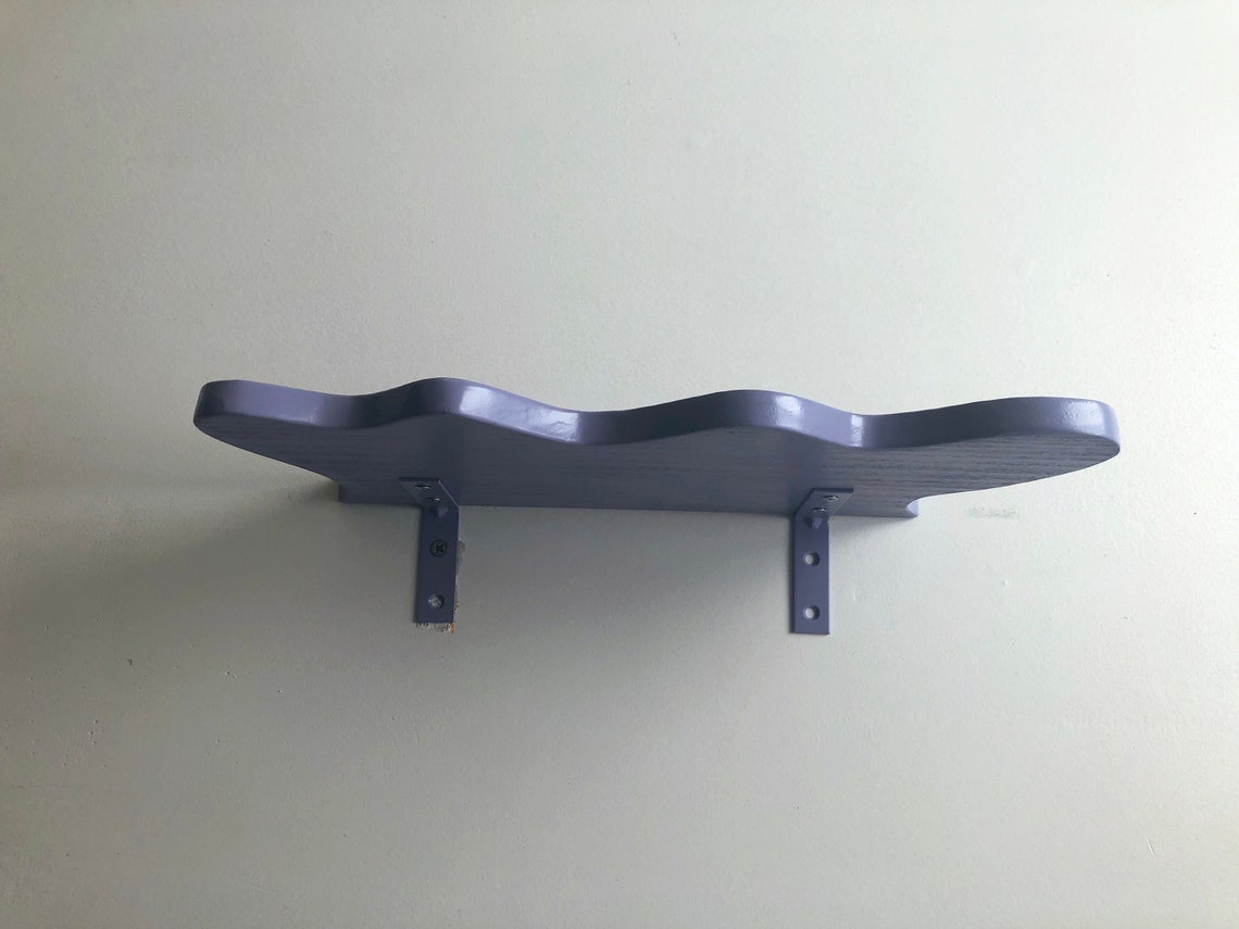 Wavy Shelf Squiggle Shelf Funky Decor Pastel Shelves - Etsy