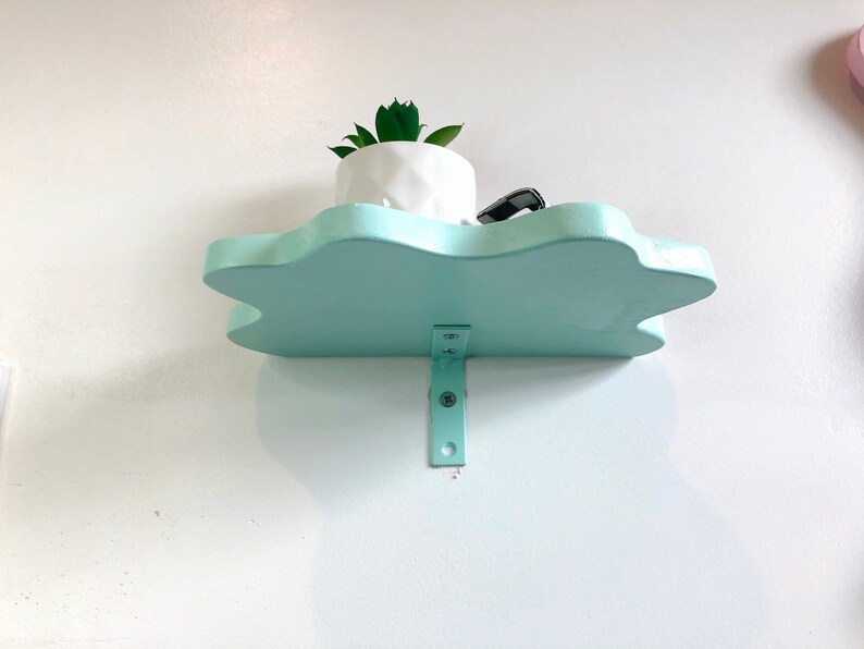 Squiggle Shelf Wavy Shelf Funky Decor Pastel Shelves - Etsy