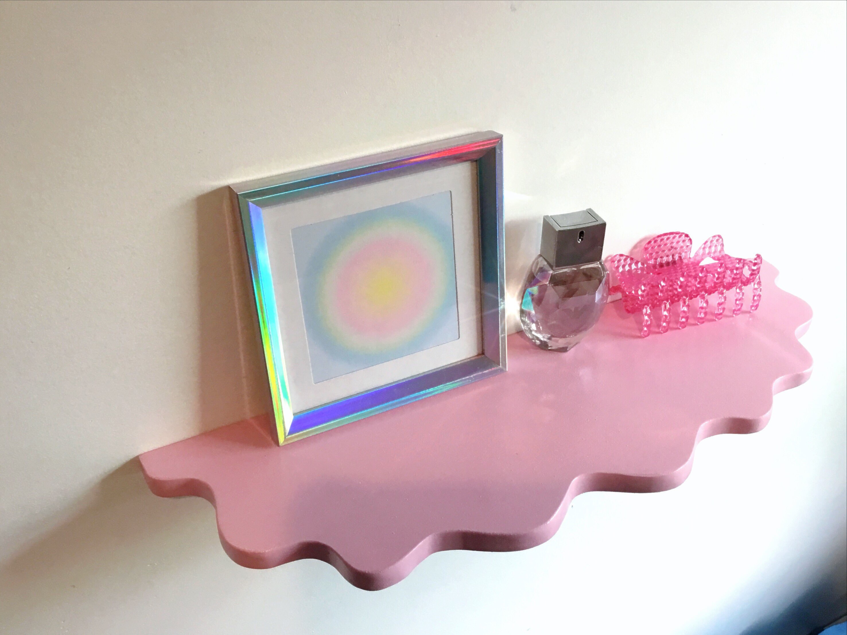Wavy Shelf Squiggle Shelf Funky Decor Maximalist Pastel - Etsy
