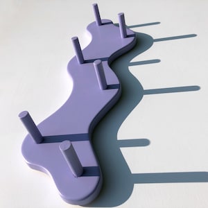 Wavy Wall Hook | Squiggle Wall Rack | Towel Hook | Aesthetic Home Decor ...