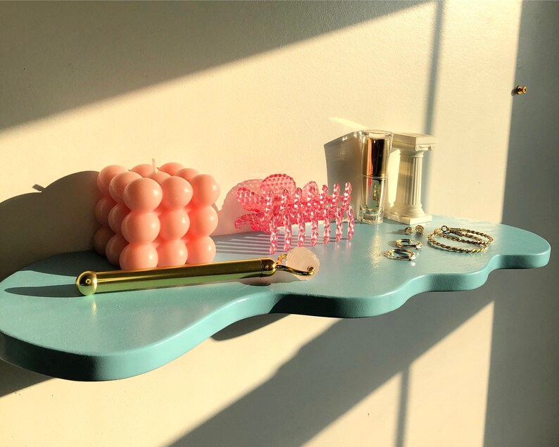 Wavy Shelf | Cloud Shelf | Squiggle Shelf | Funky Decor | Maximalist ...