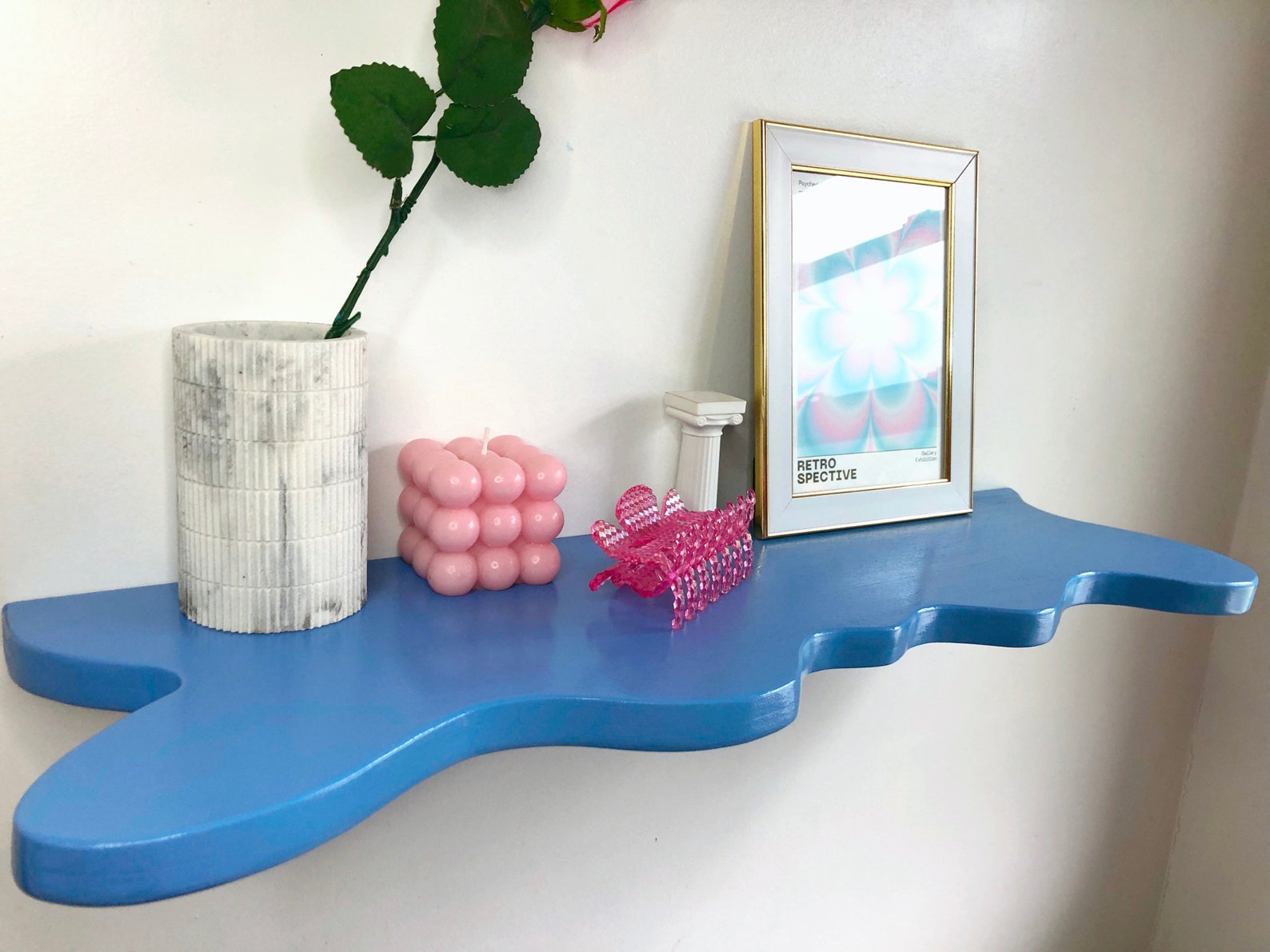 Wavy Shelf Squiggle Shelf Maximalist Funky Decor - Etsy