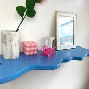 Wavy Shelf Squiggle Shelf Maximalist Funky Decor - Etsy