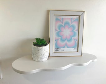 Wavy Shelf Squiggle Shelf Funky Decor Maximalist Pastel Shelves Danish ...