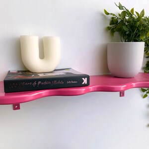 Wavy Shelf | Squiggle Shelf | Maximalist | Funky Decor | Pastel Shelves ...