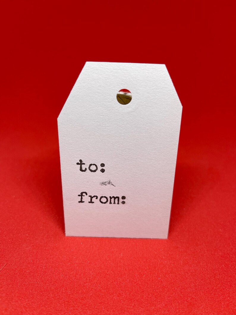 Paper Christmas Gift Tags - Etsy