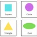 12 Rainbow Shapes Flash Cards, Shape Flashcards, Preschool Learning ...