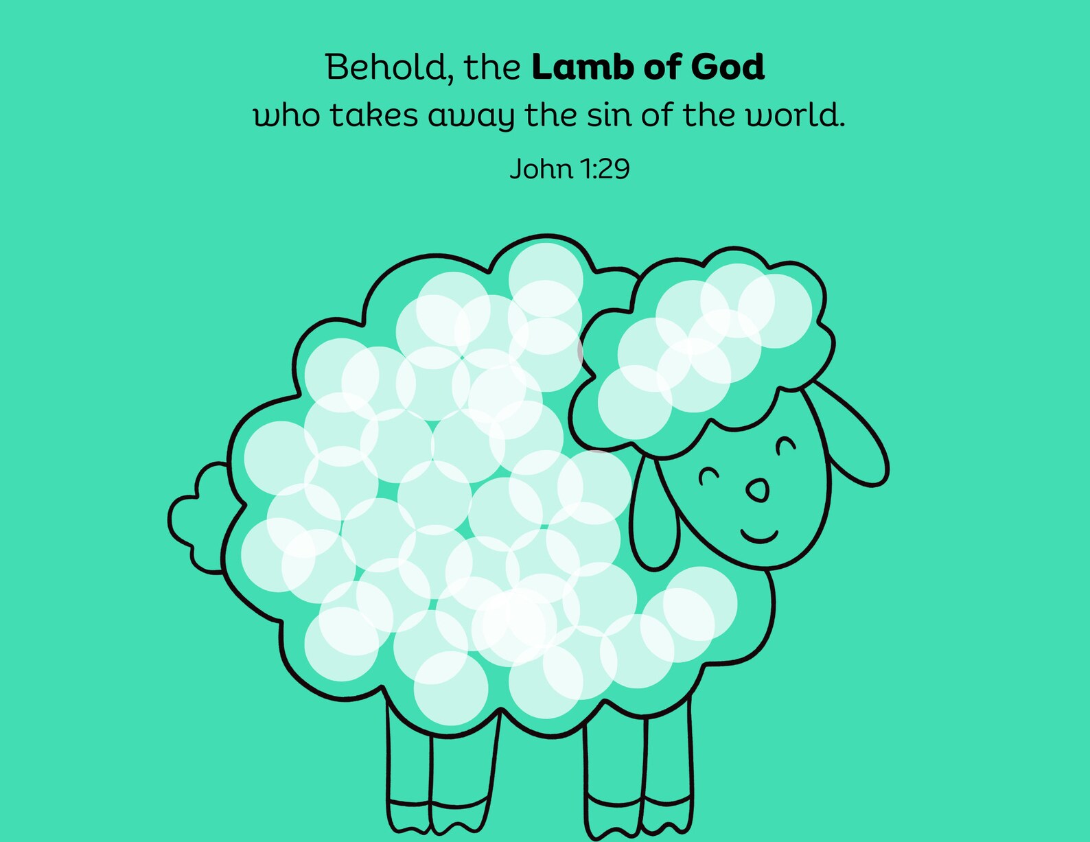 Fingerprint Lamb Craft - Easter Fingerprint Art - Printable Template ...