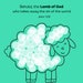 Fingerprint Lamb Craft - Easter Fingerprint Art - Printable Template ...