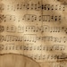 Antique Rustic Music Sheet Background - Digital Background - Digital ...