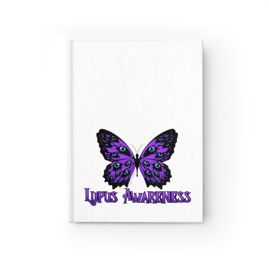 Purple Butterfly Wolf Eyes Purple Butterfly Blue Eyes Lupus Awareness ...