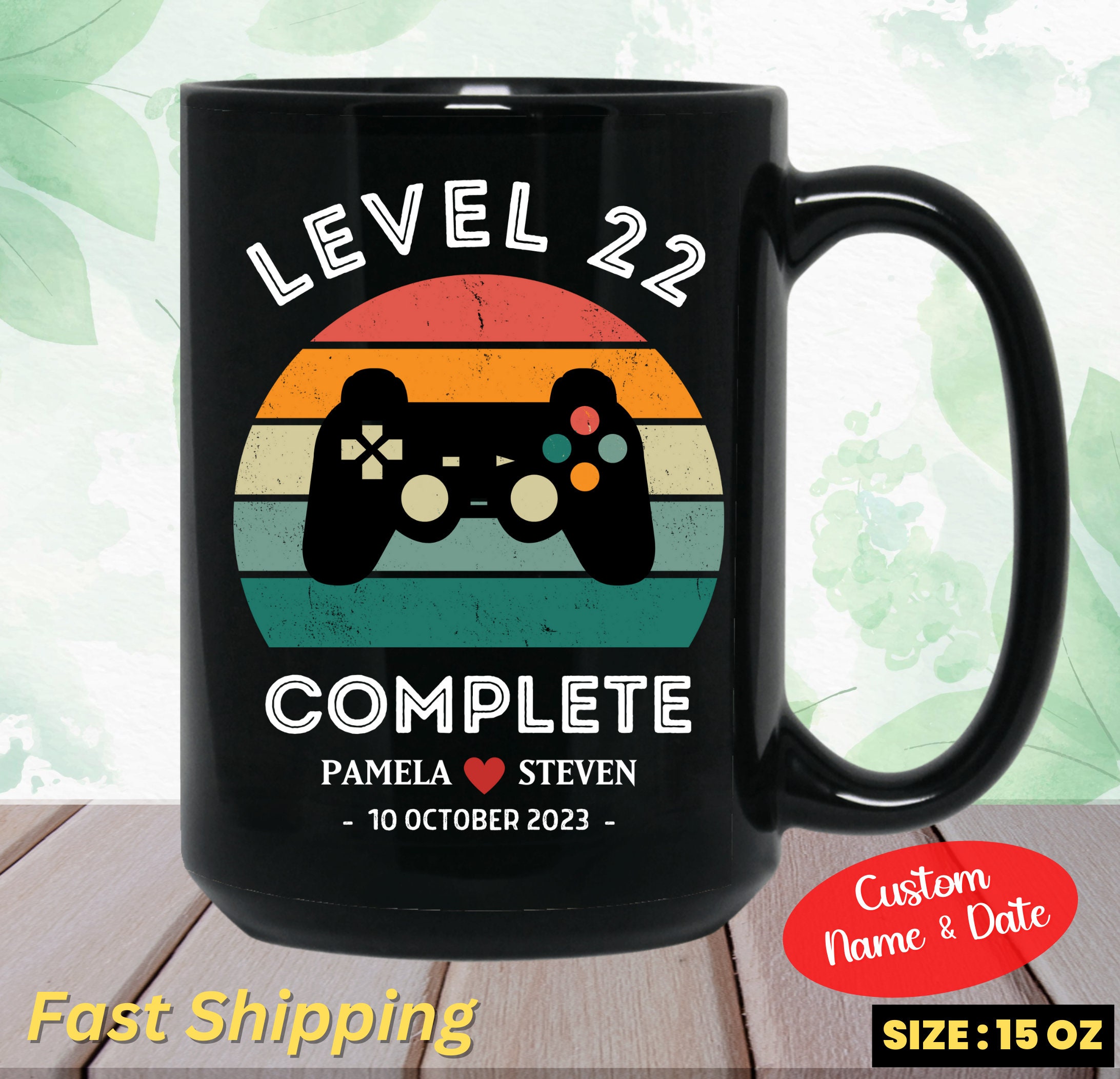 22nd Anniversary Gift Level 22 Complete Mug 22 Year - Etsy