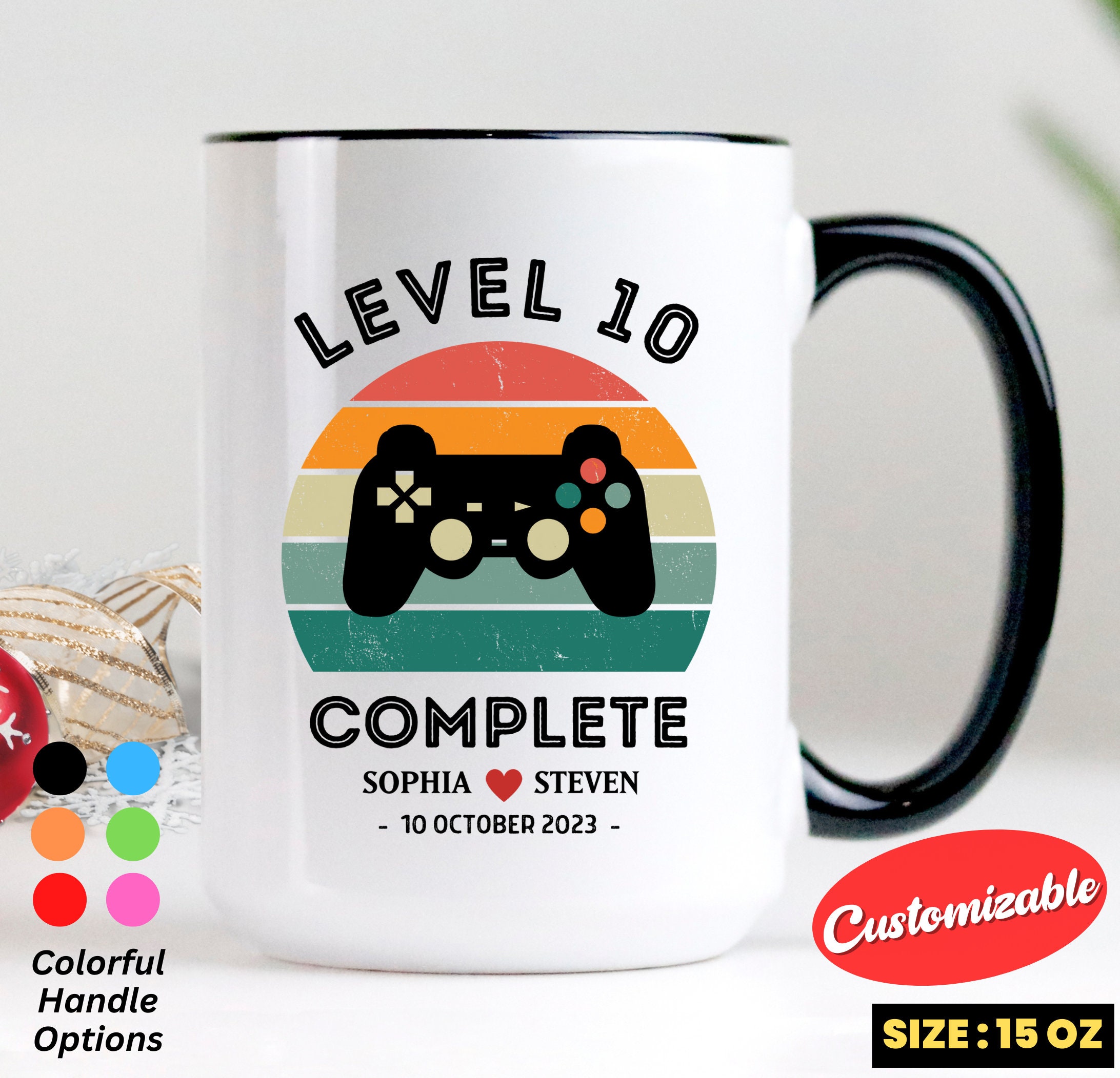 Level 10 Complete 10 Year Anniversary Mug 10th Wedding - Etsy