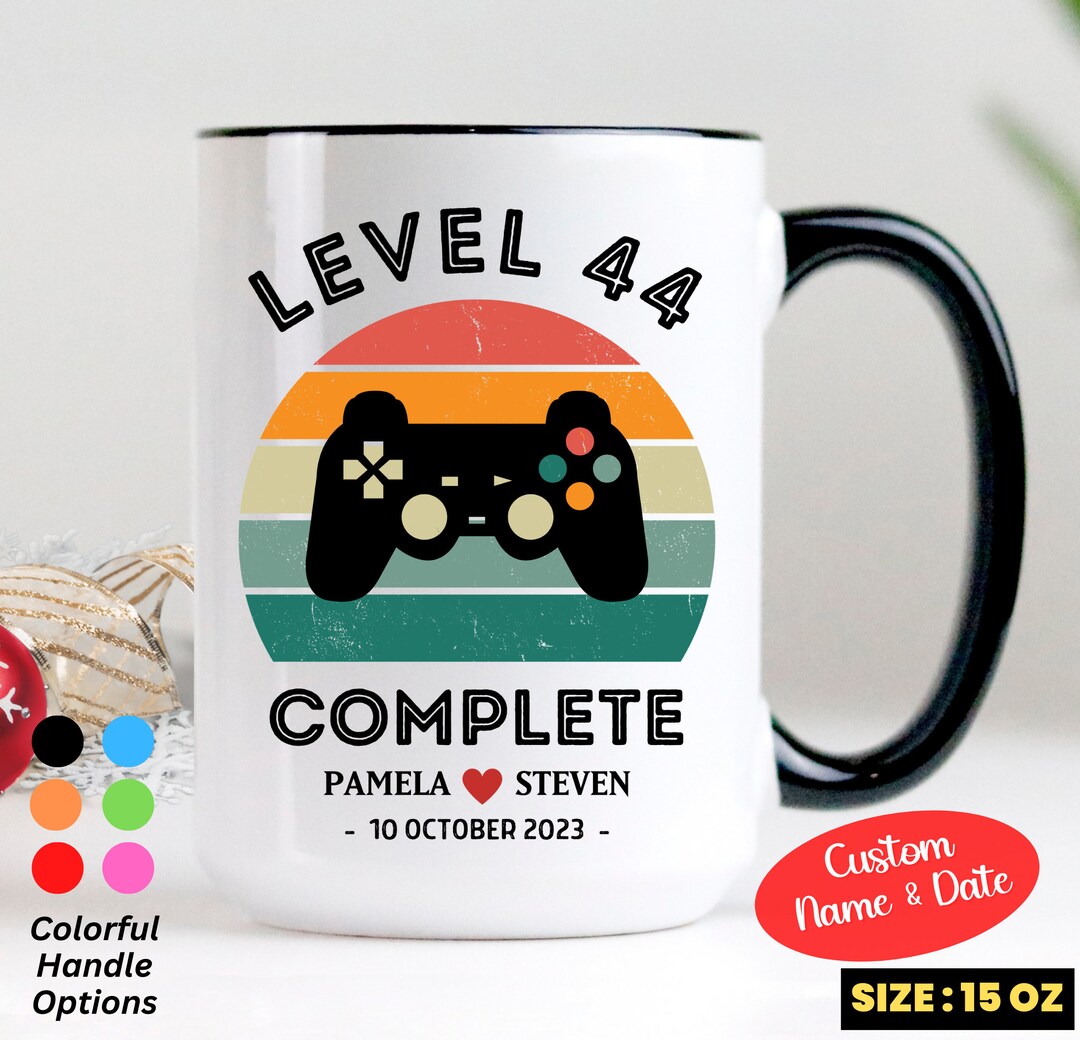 44th Wedding Anniversary Gift for Husband Wife, Personalization Level ...