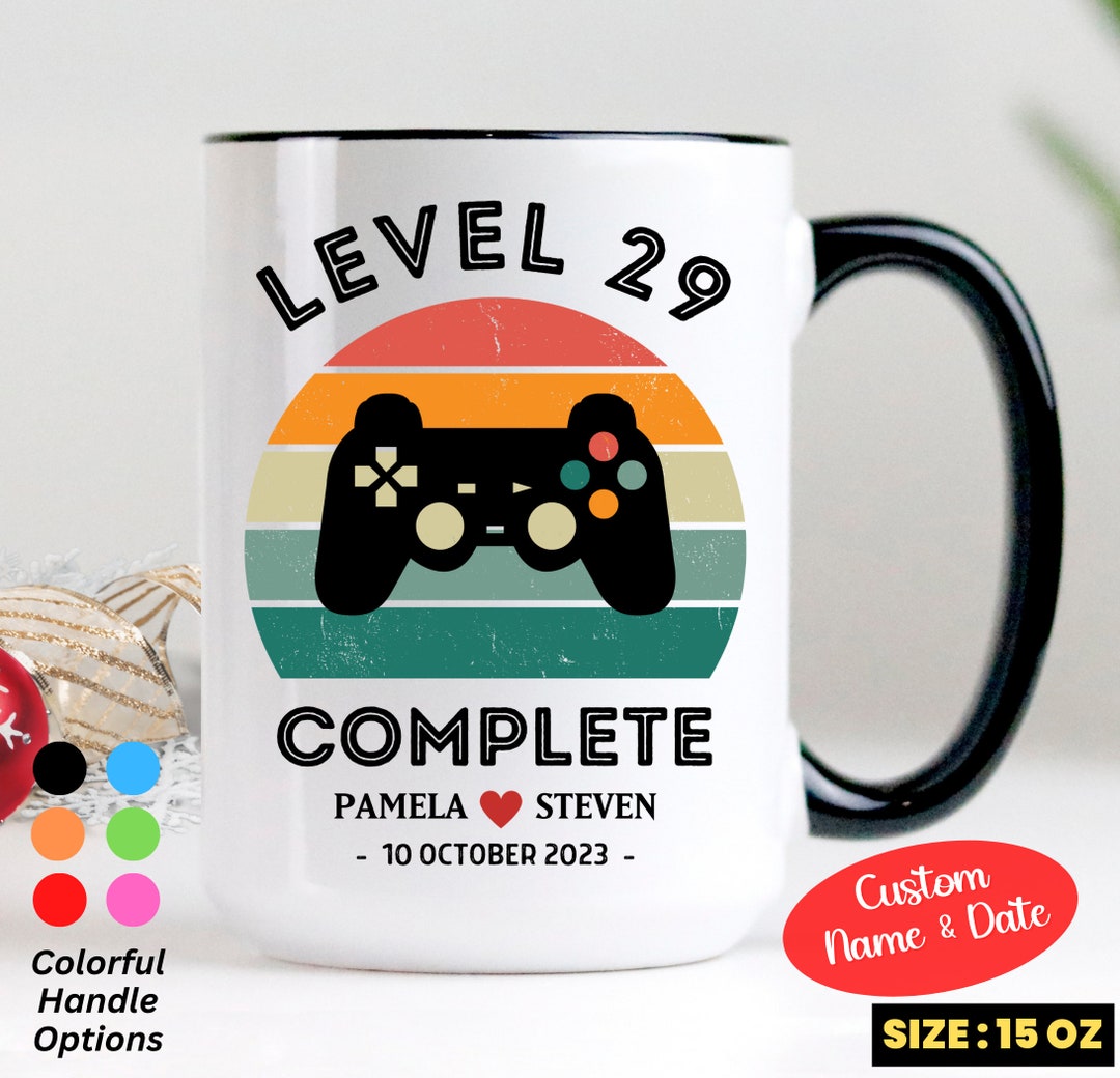 29th Anniversary Gift, Level 29 Complete Mug, 29 Year Anniversary Gift ...