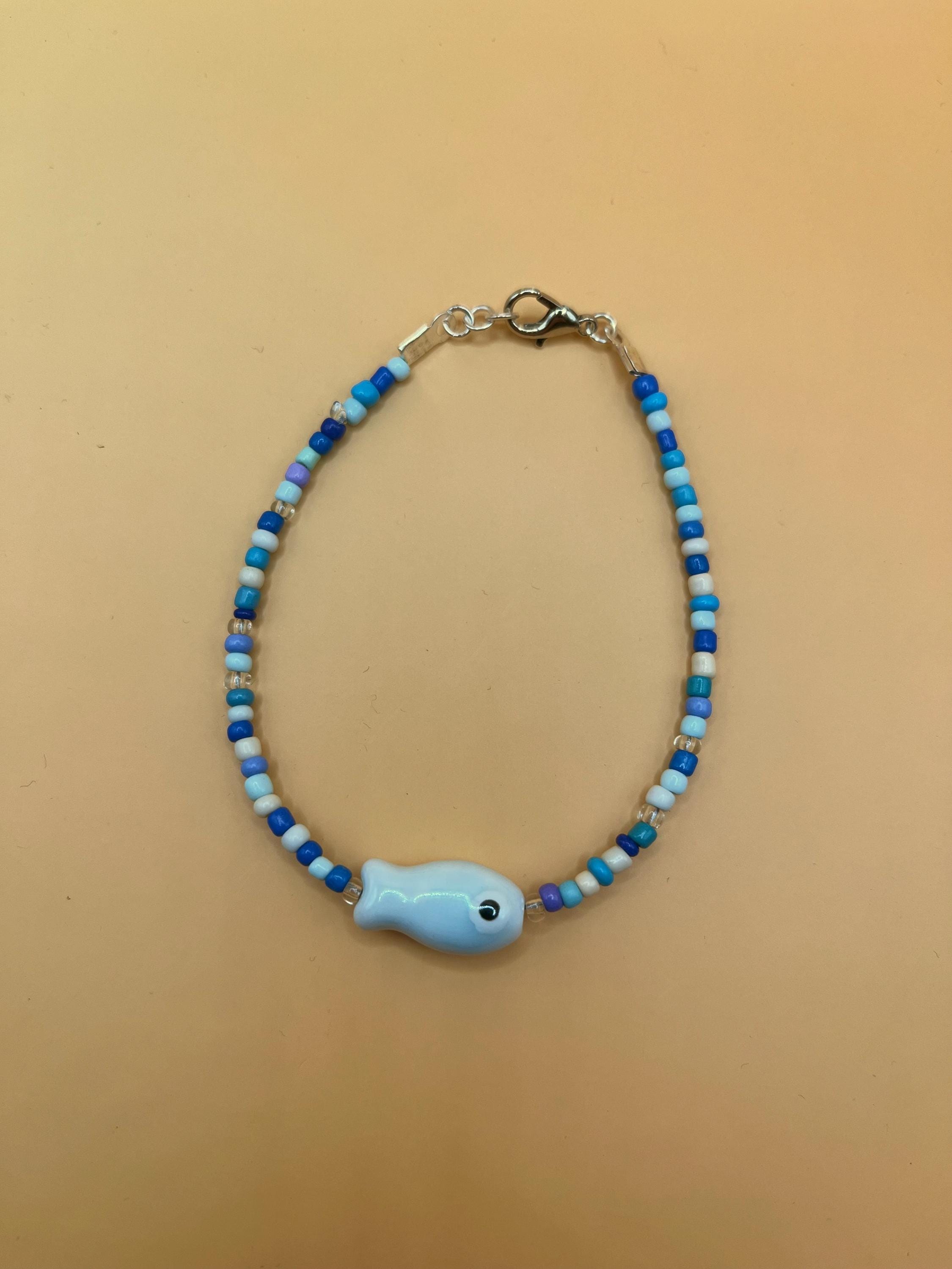 Ceramic Fish Beaded Bracelets - Etsy