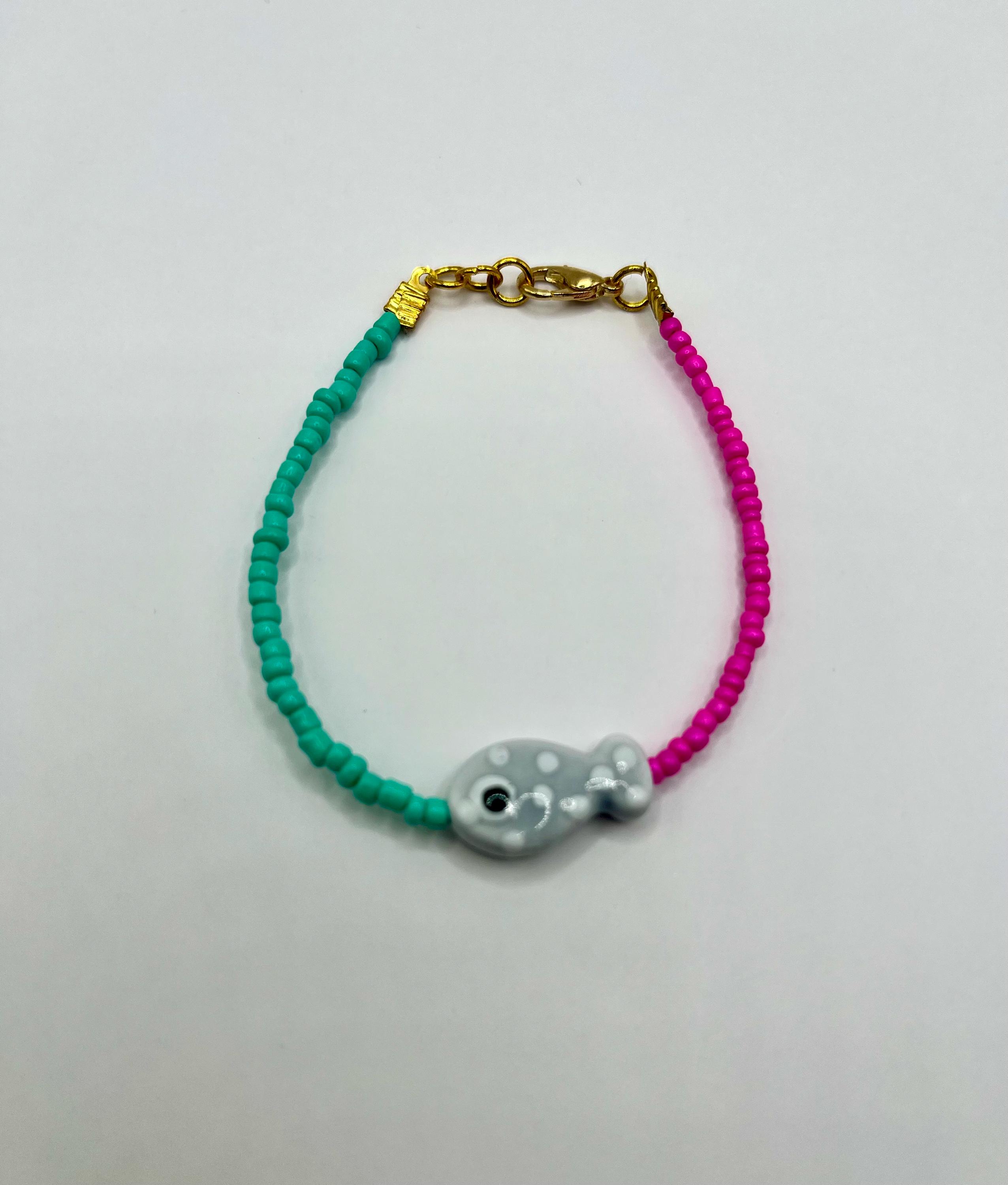Ceramic Fish Beaded Bracelets - Etsy