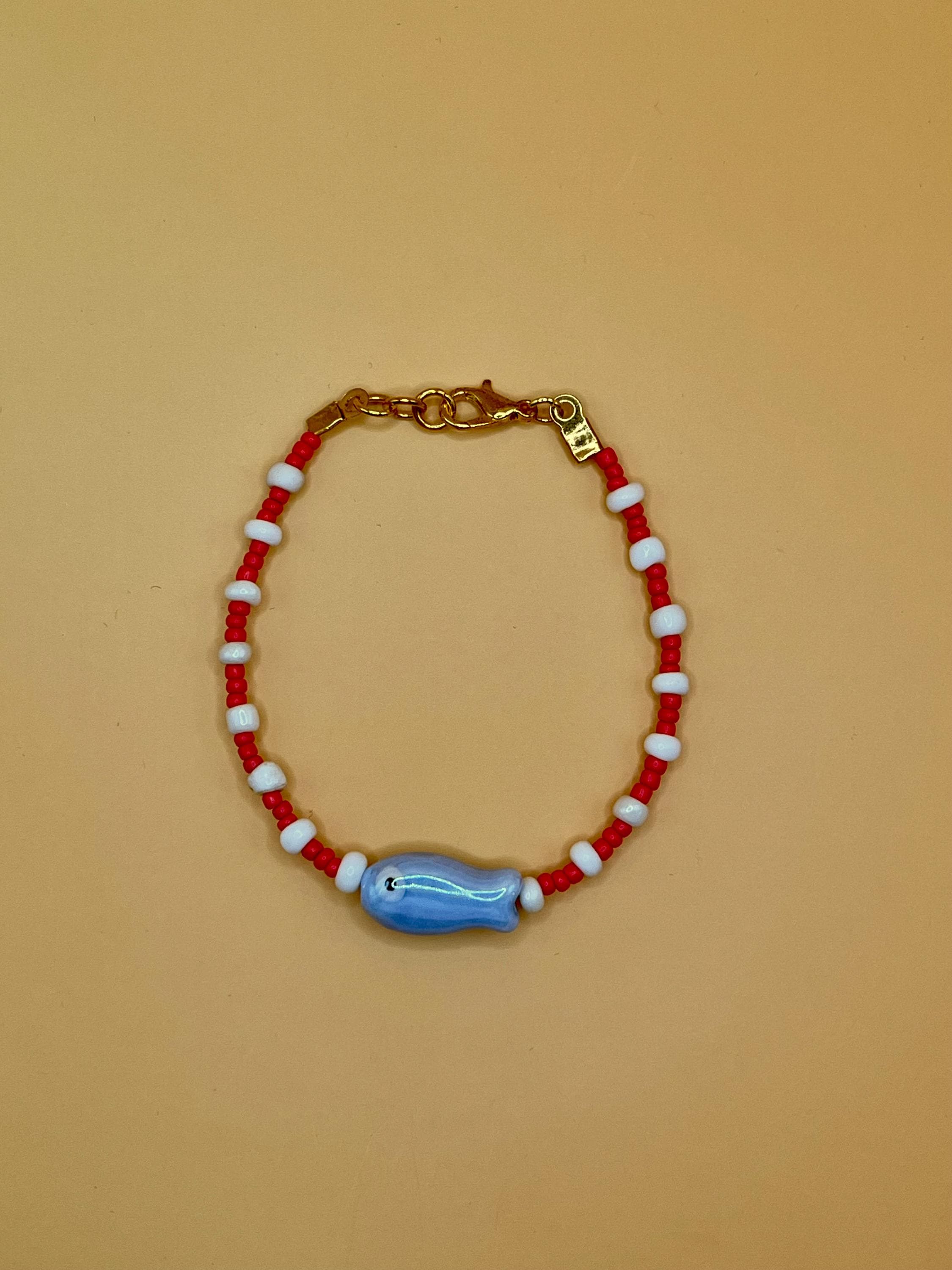 Ceramic Fish Beaded Bracelets - Etsy