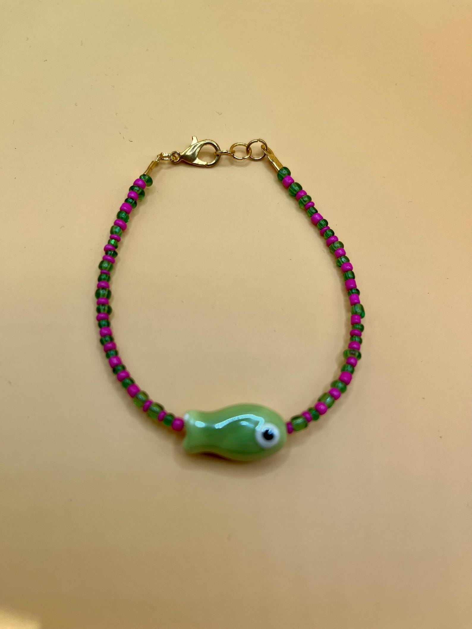Ceramic Fish Beaded Bracelets - Etsy