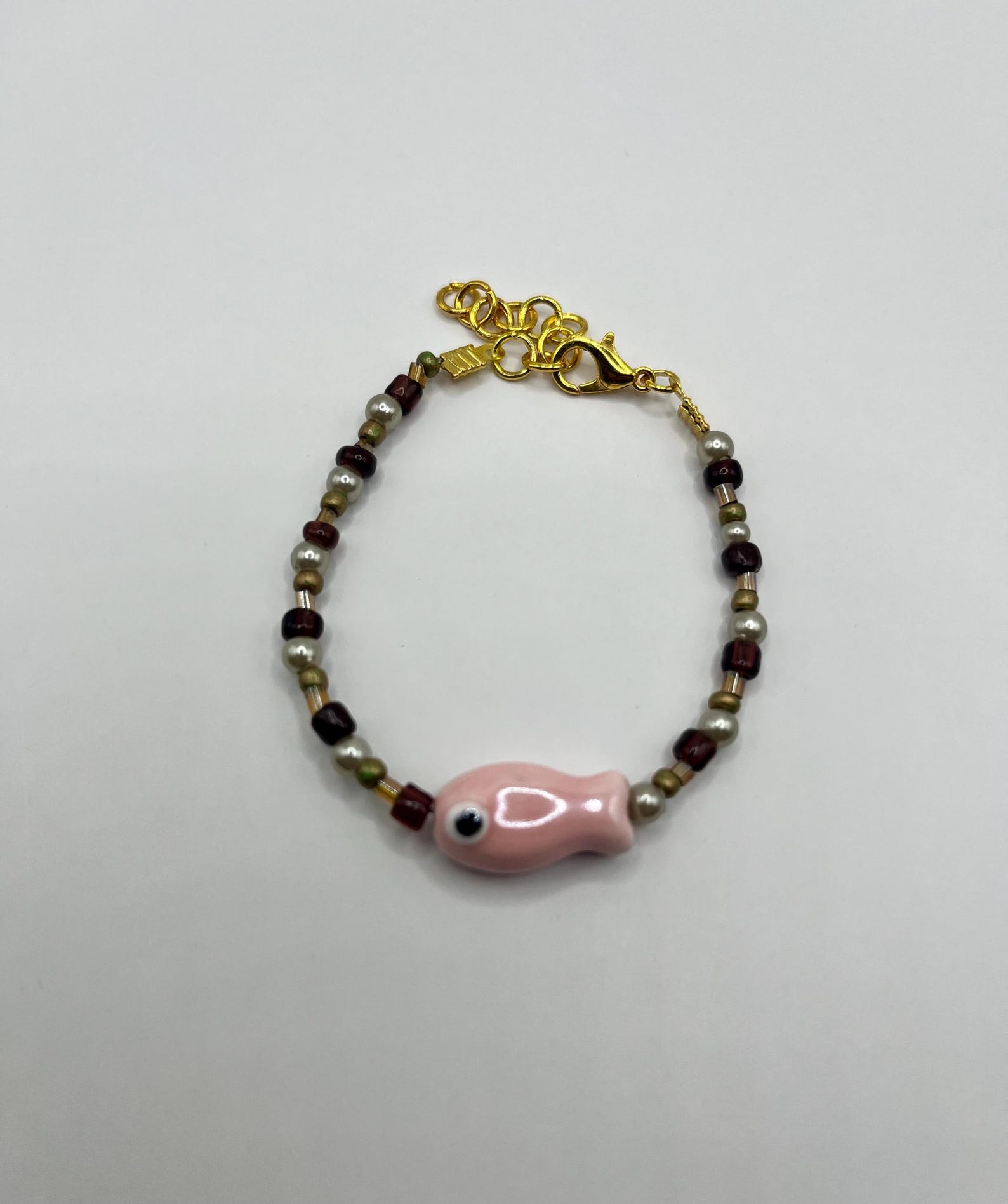 Ceramic Fish Beaded Bracelets - Etsy