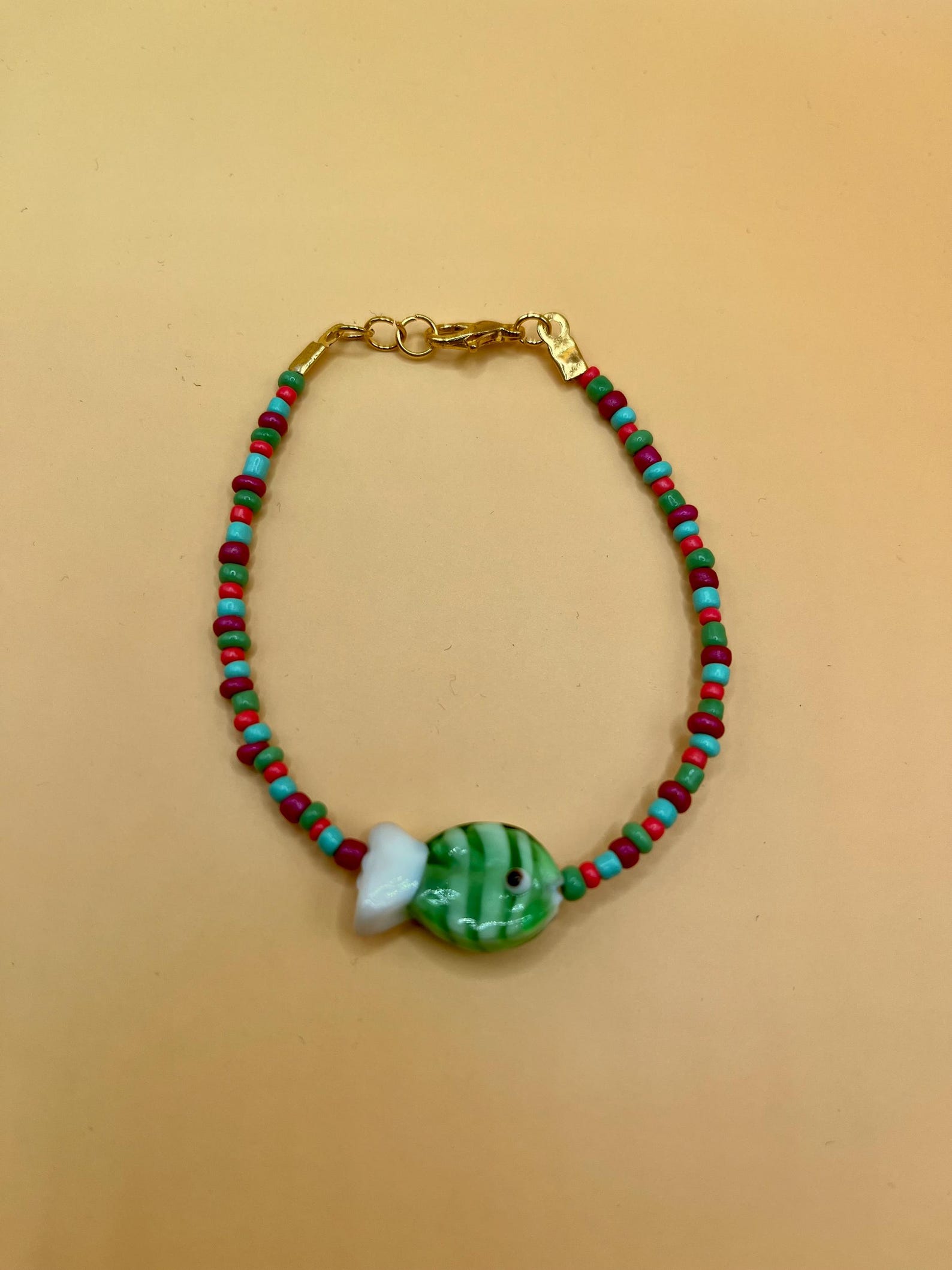 Ceramic Fish Beaded Bracelets - Etsy