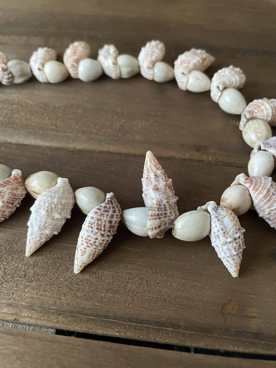 Vintage Shell Lei - Necklace - Rare LARGE Shells - 30” - Etsy