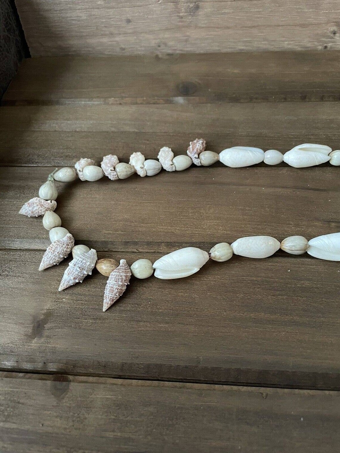 Vintage Shell Lei - Necklace - Rare LARGE Shells - 30” - Etsy