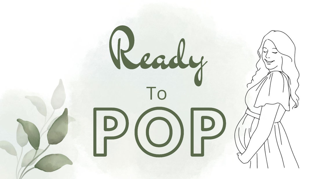 Ready to Pop - Tag for Baby Shower Party Favours - Etsy