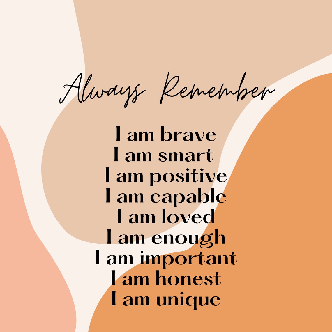 Boho Classroom BUNDLE, Affirmations, Classroom Decor, Instant Download ...