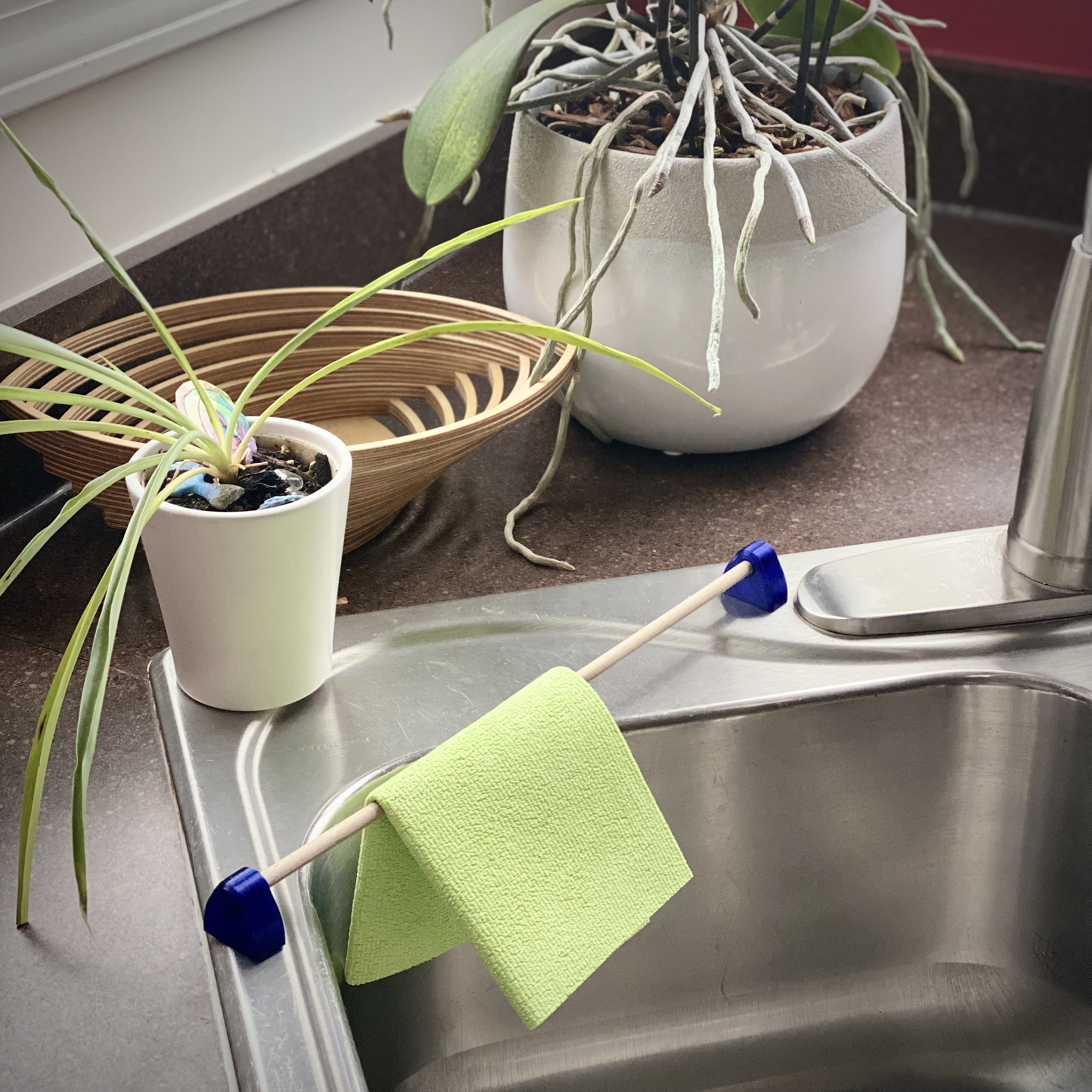 Mini Kitchen Towel / Dish Rag Rack - Etsy