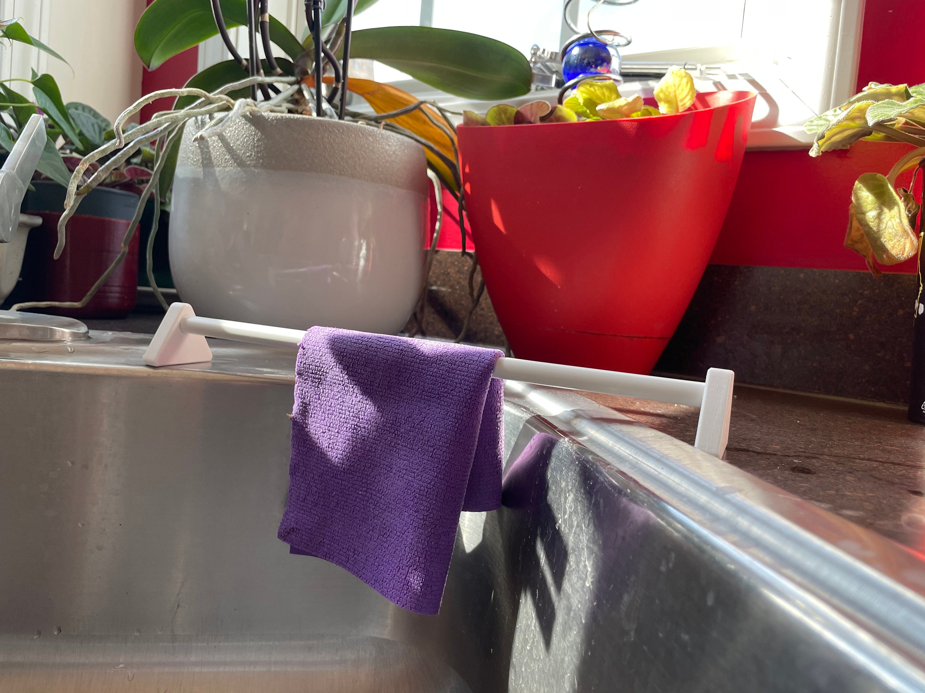 Mini Kitchen Towel / Dish Rag Rack - Etsy
