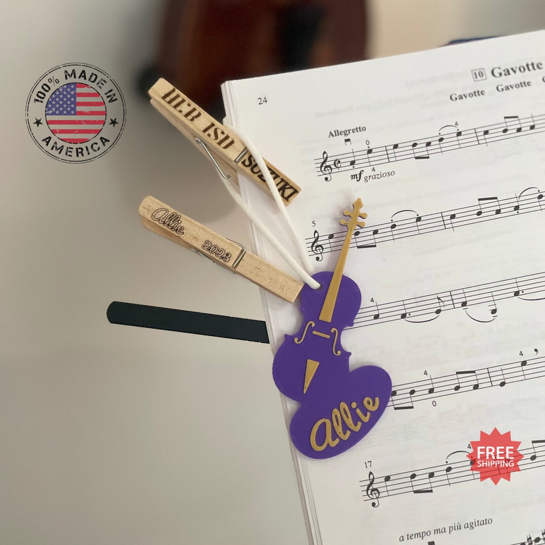Custom Sheet Music Clips - Etsy