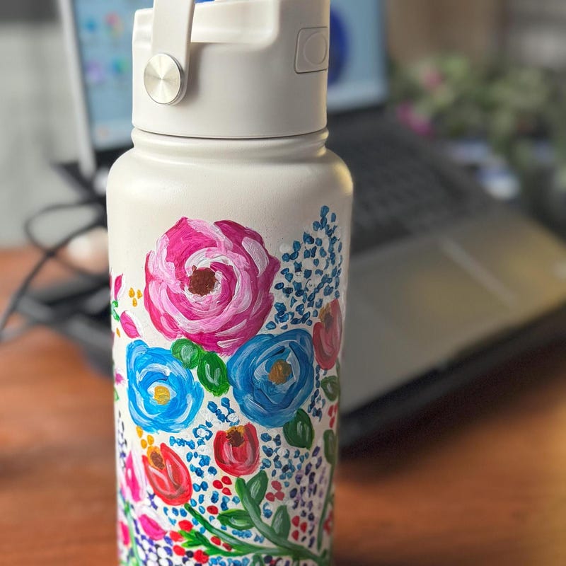 Hand Painted Bottles - Etsy