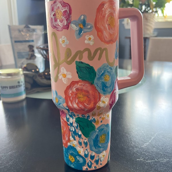Hand Painted Cups - Etsy
