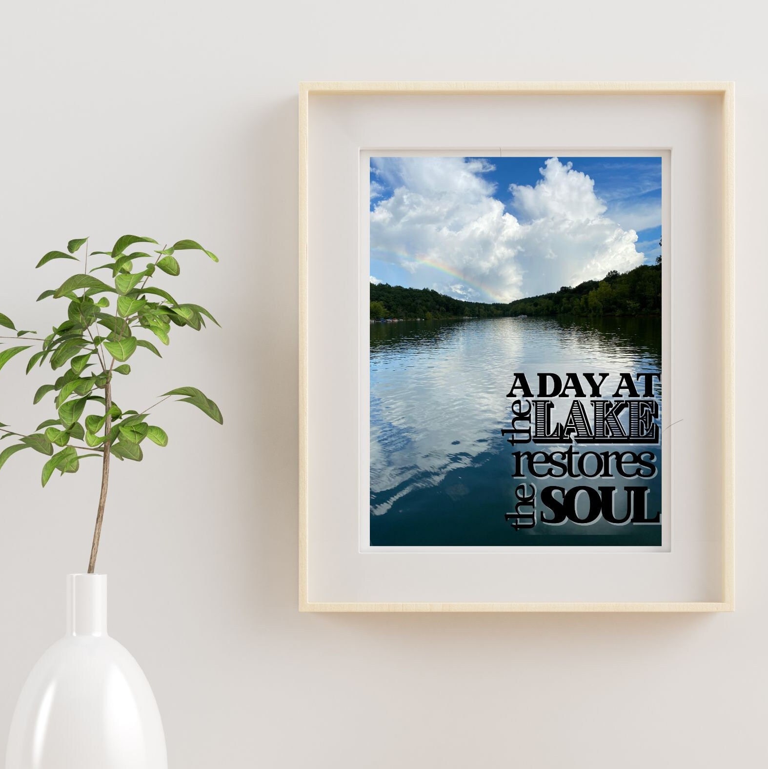 Lake Life Digital Art Digital Printable Wall Art A Day at the Lake ...