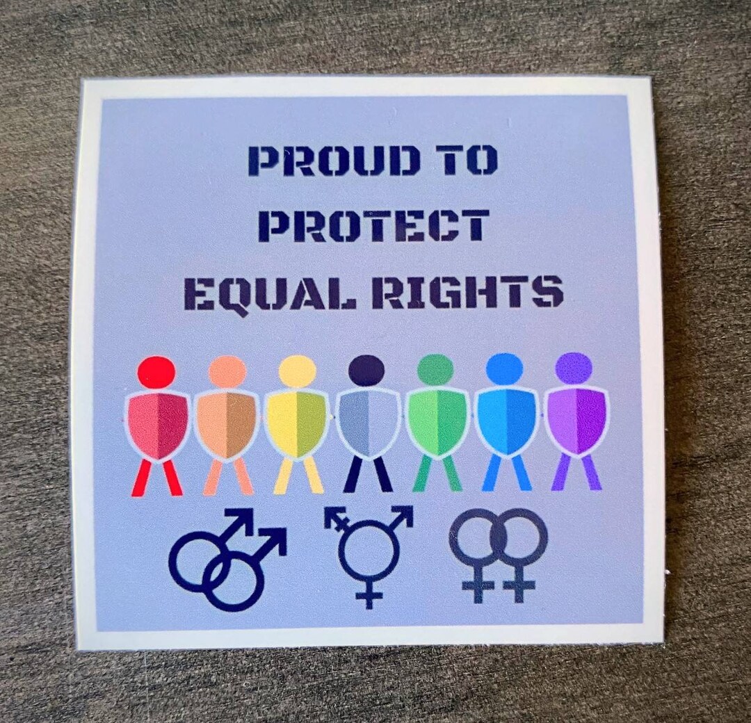 LGBT Ally 2" Square Vinyl Sticker - Etsy